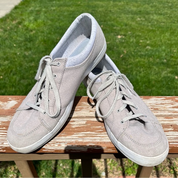 Keds | Shoes | Keds Women Size 1 Gray Sneakers Dream Foam Canvas Lace ...